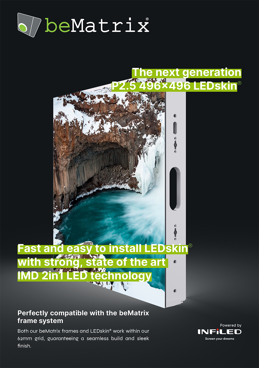 Animation and motion with LEDskin®